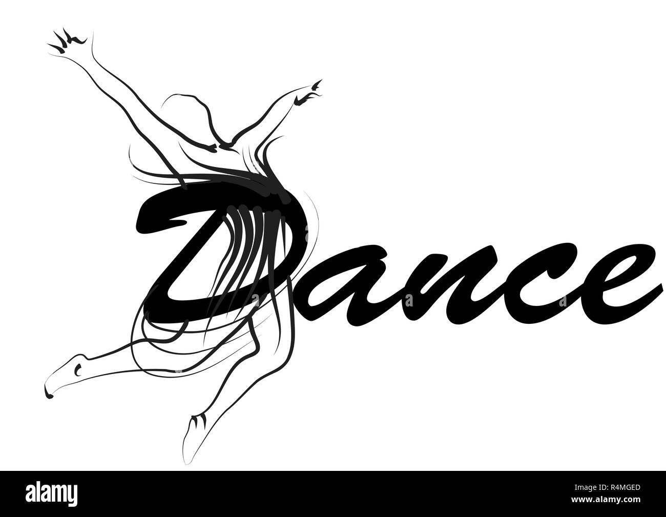Party celebration dance movement Black and White Stock Photos & Images ...