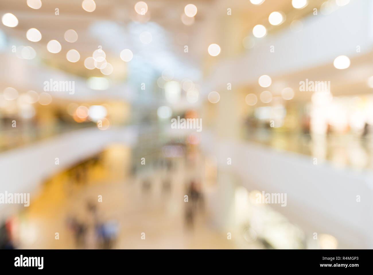 Store blur background with bokeh Stock Photo - Alamy