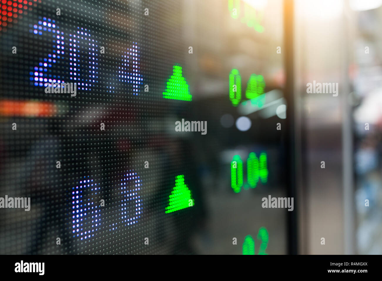 Stock market price increase Stock Photo - Alamy