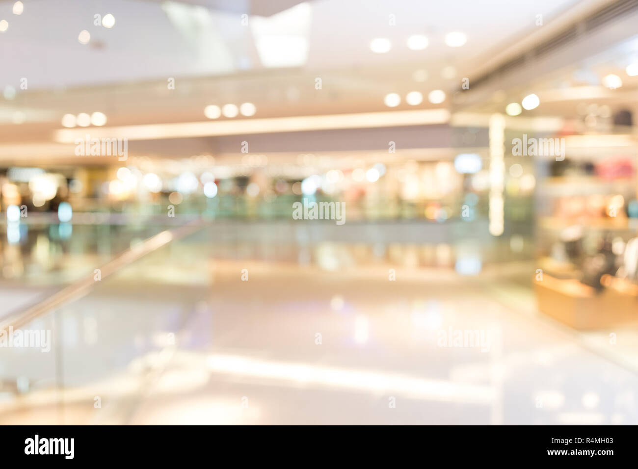 Blur store with bokeh background Stock Photo - Alamy