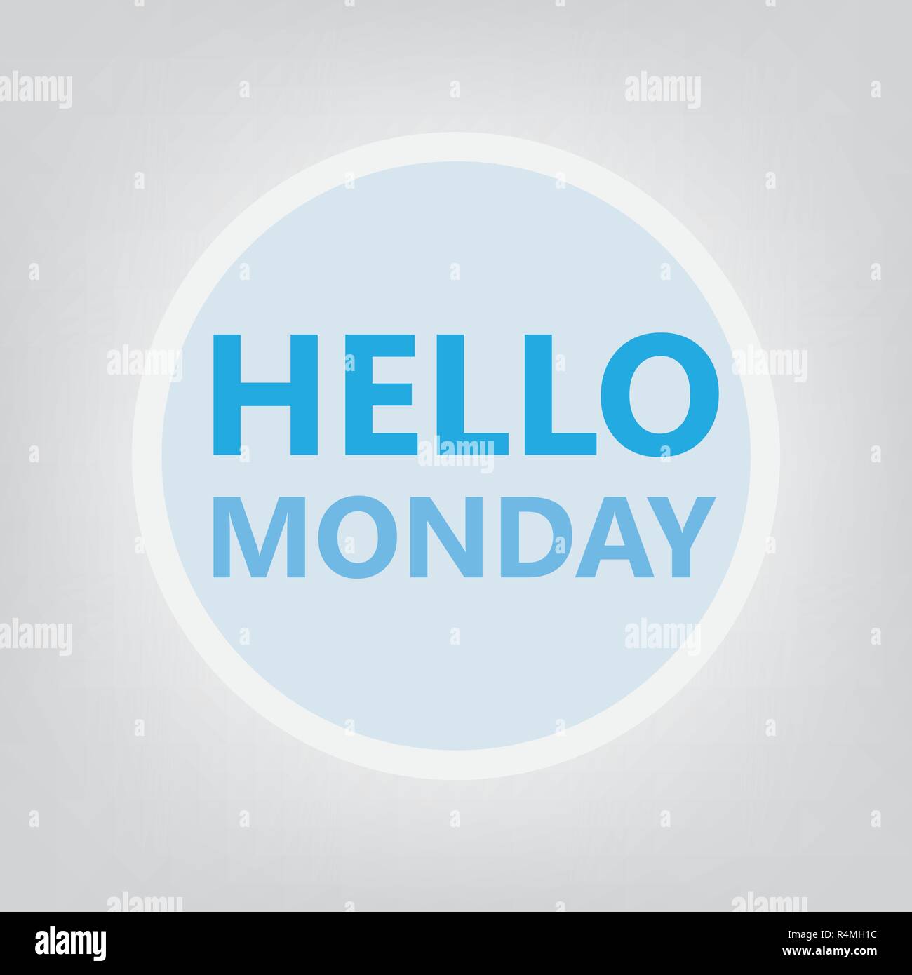 hello monday concept- vector illustration Stock Vector Image & Art - Alamy