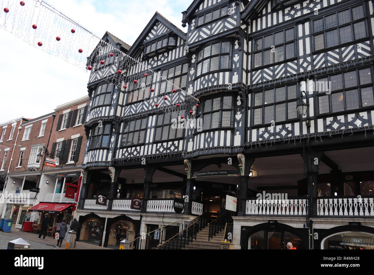 Christmas Market, Chester UK Stock Photo - Alamy