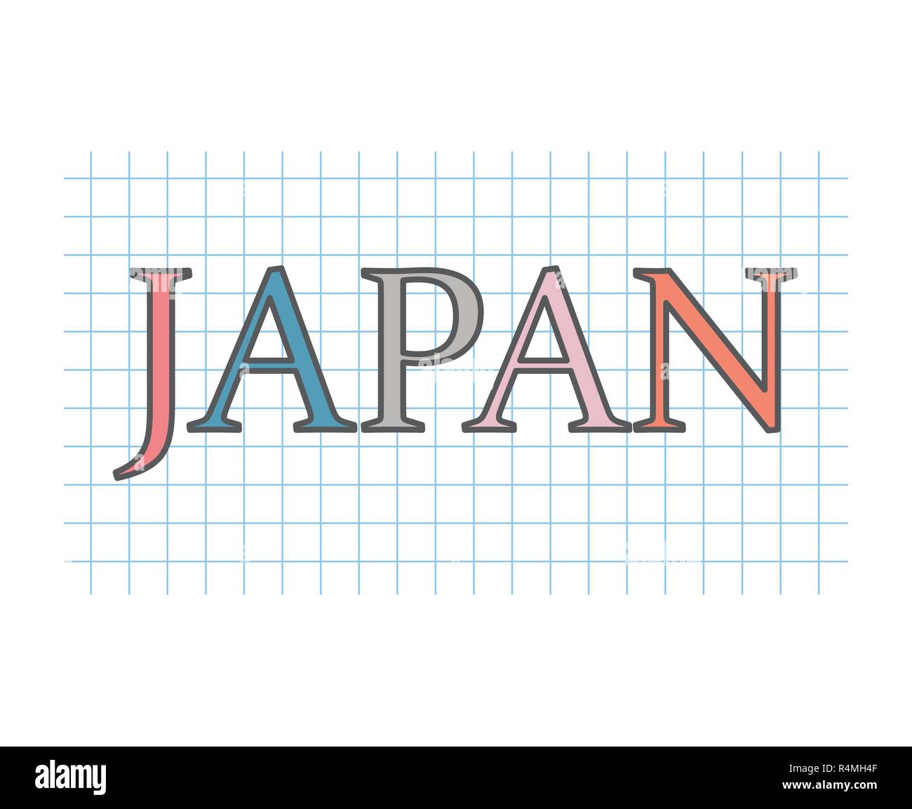 Japan word hi-res stock photography and images - Alamy