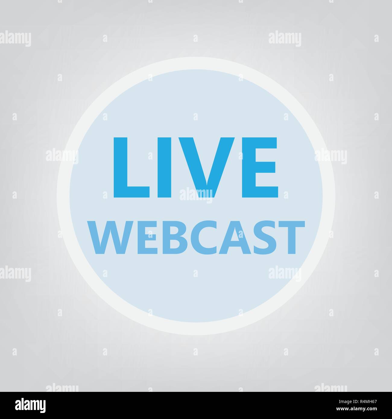 Live streaming webcast Stock Vector Images - Alamy