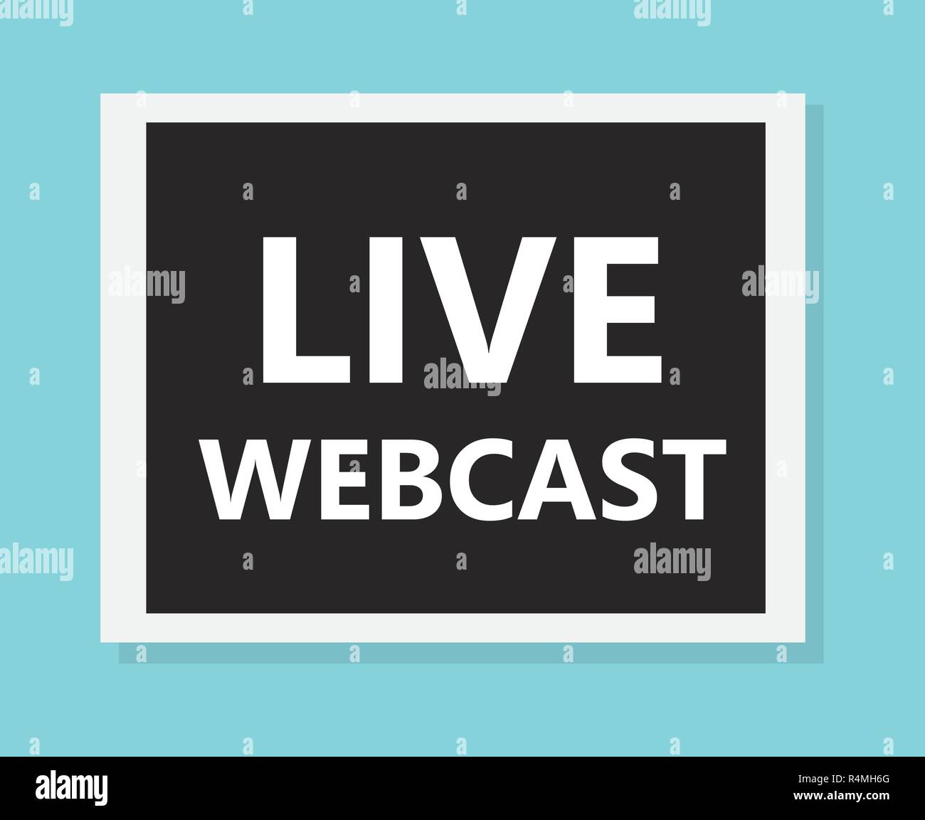 live webcast concept- vector illustration Stock Vector Image & Art - Alamy