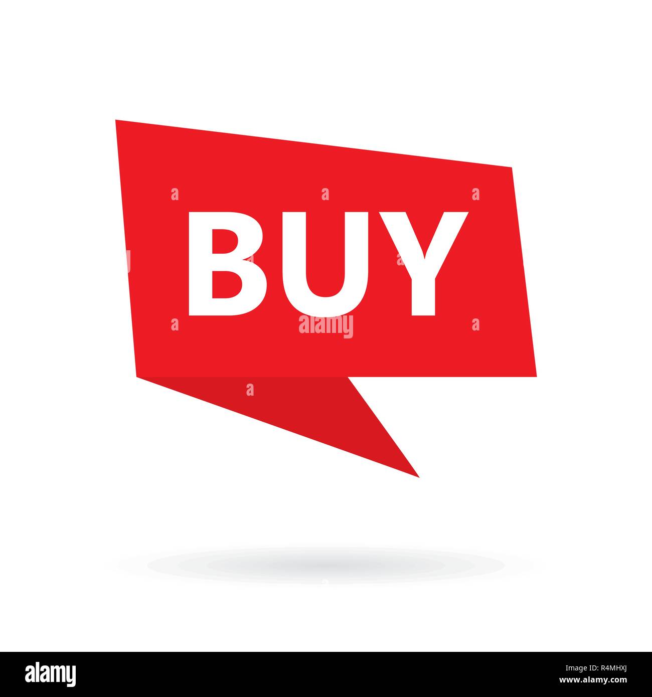 buy word on a speech bubble- vector illustration Stock Vector Image ...