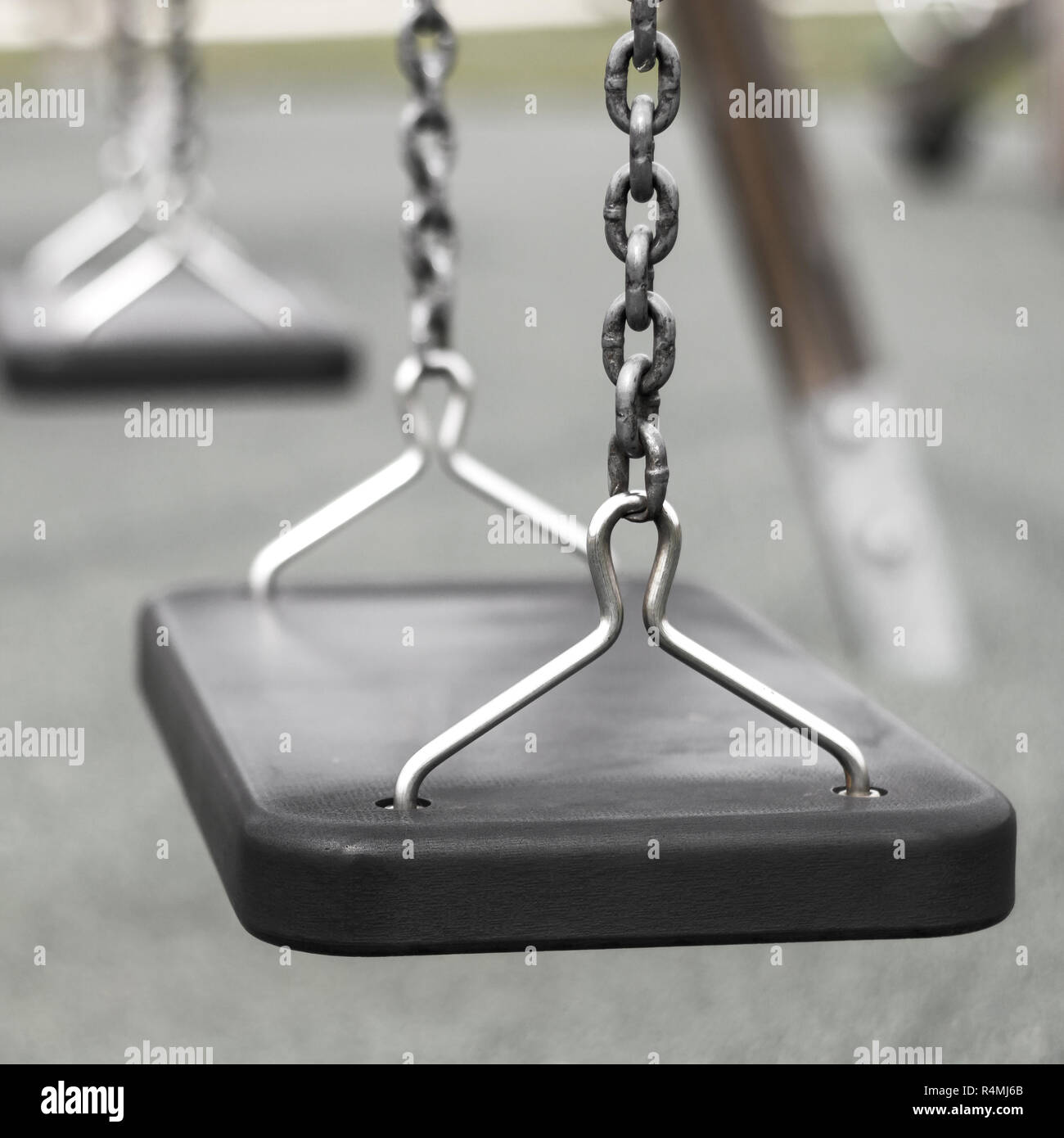 Old swings empty hi-res stock photography and images - Alamy