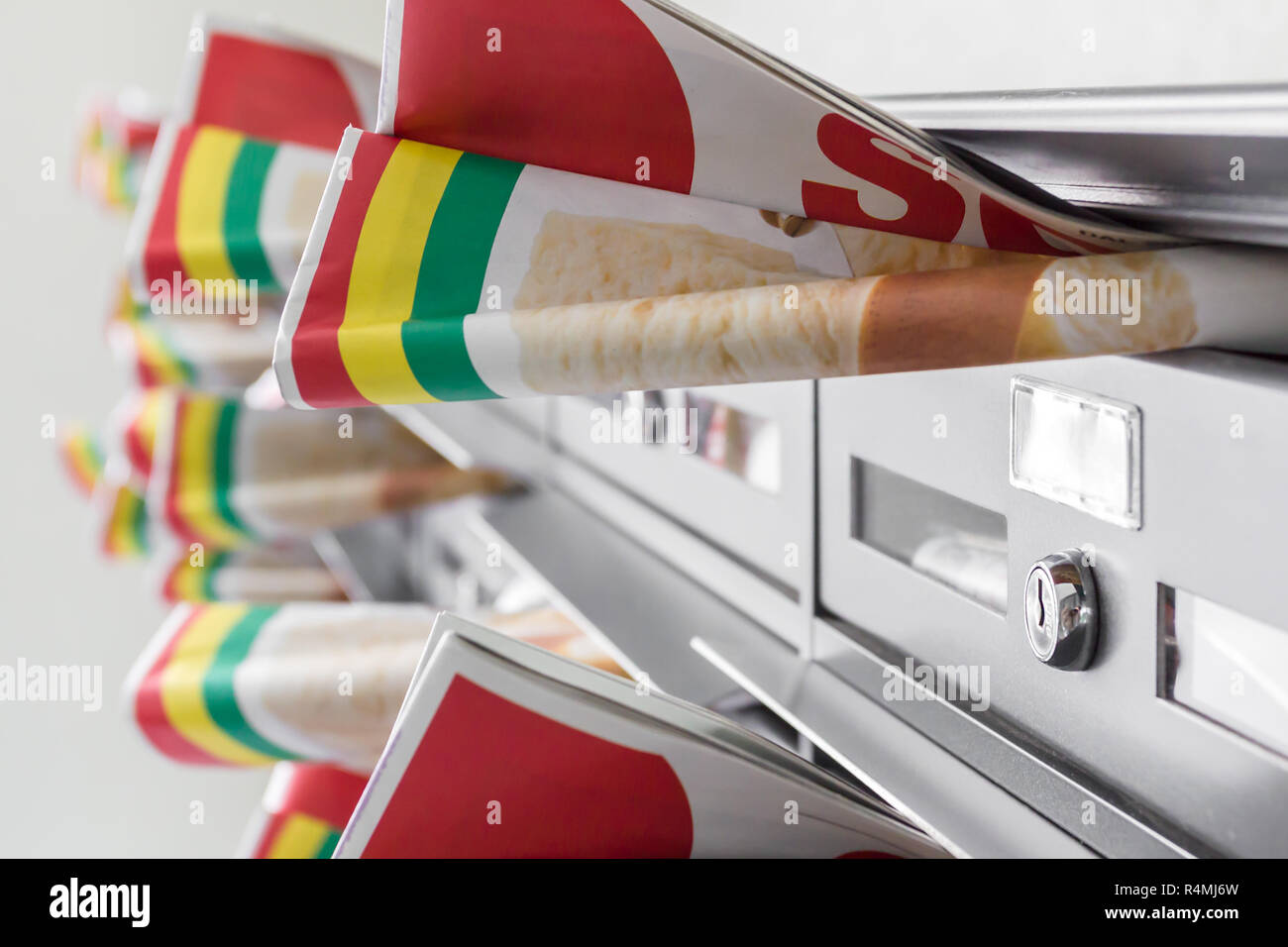 Mailbox and brochures hi-res stock photography and images - Alamy