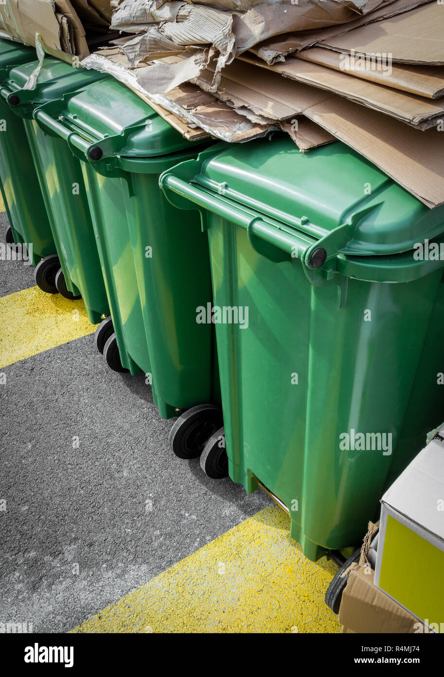 Paper waste separation Stock Photo - Alamy