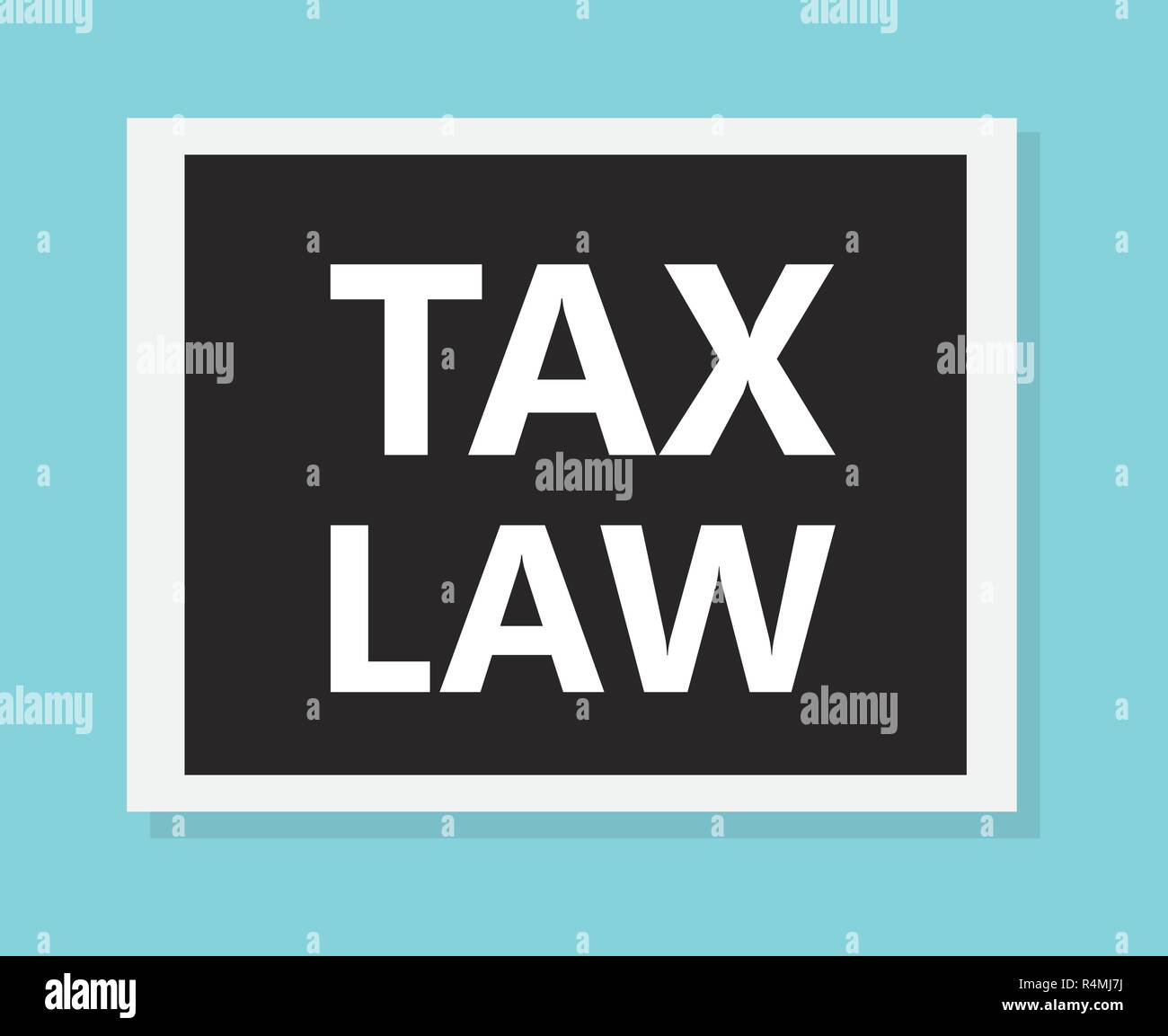 tax law concept- vector illustration Stock Vector Image & Art - Alamy