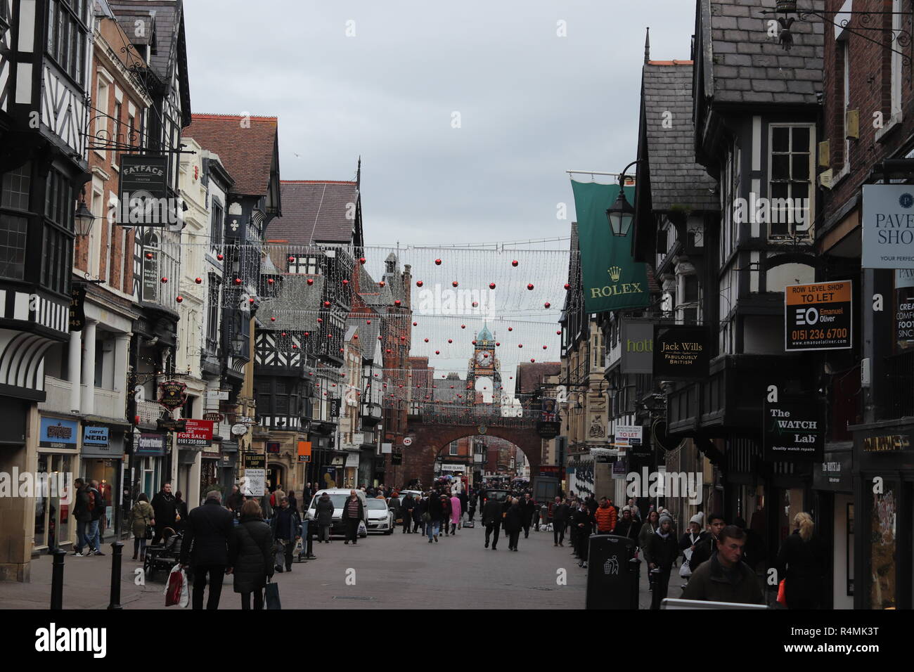 Christmas Market, Chester UK Stock Photo - Alamy