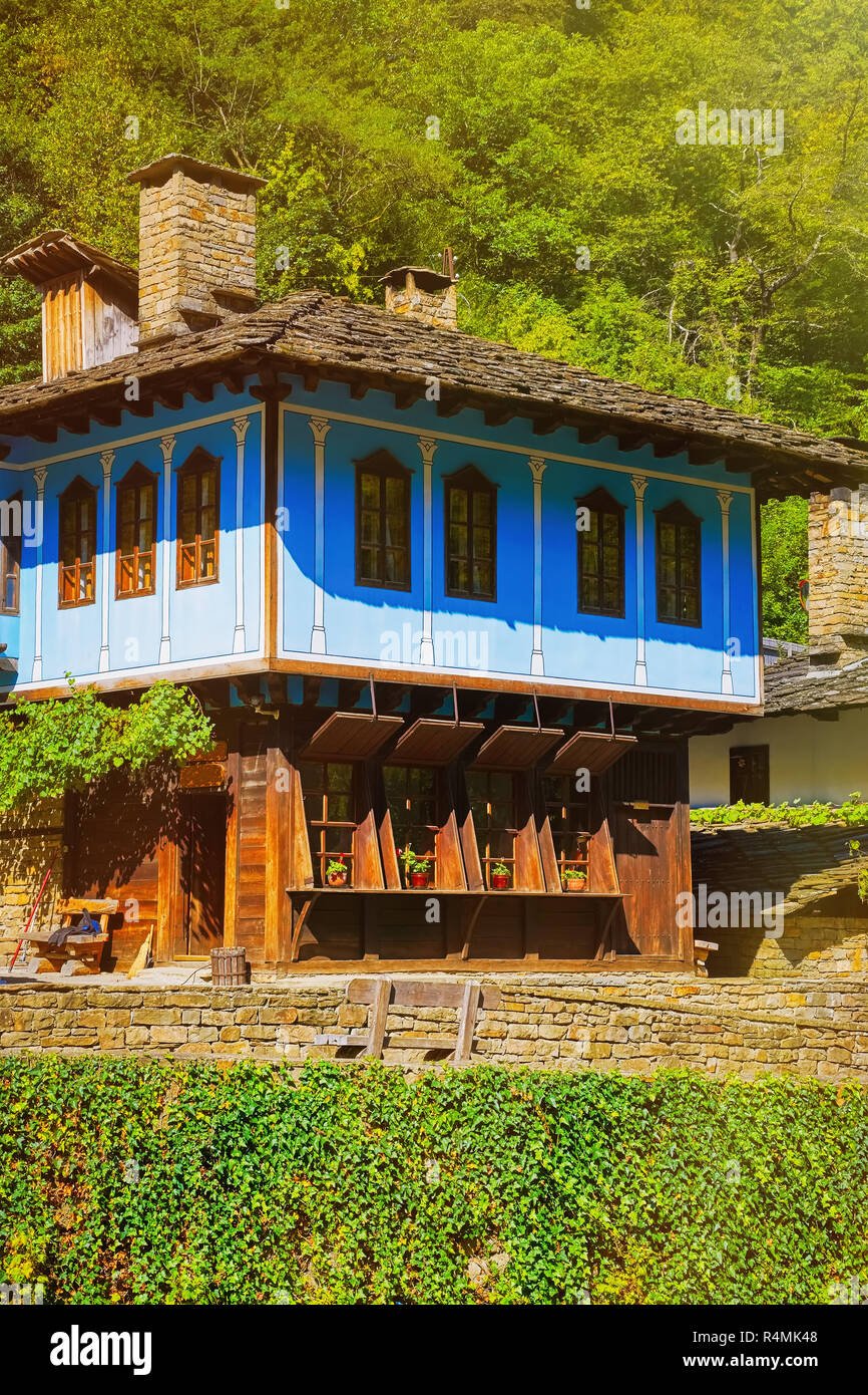 Two-storey House on a Hill Slope Stock Photo - Alamy