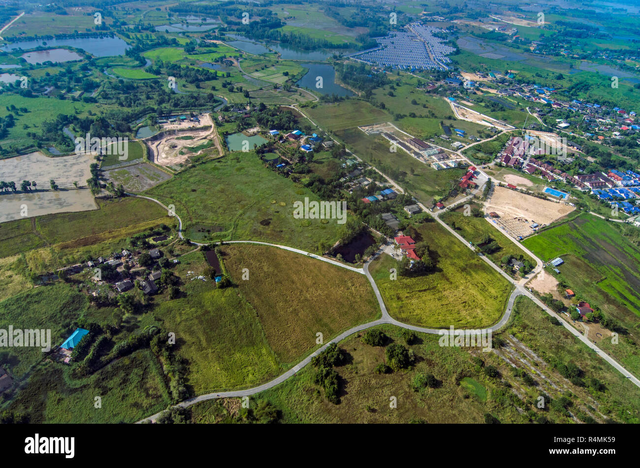 Land Development Farming and Agriculture Industry Aerial Photo Stock ...