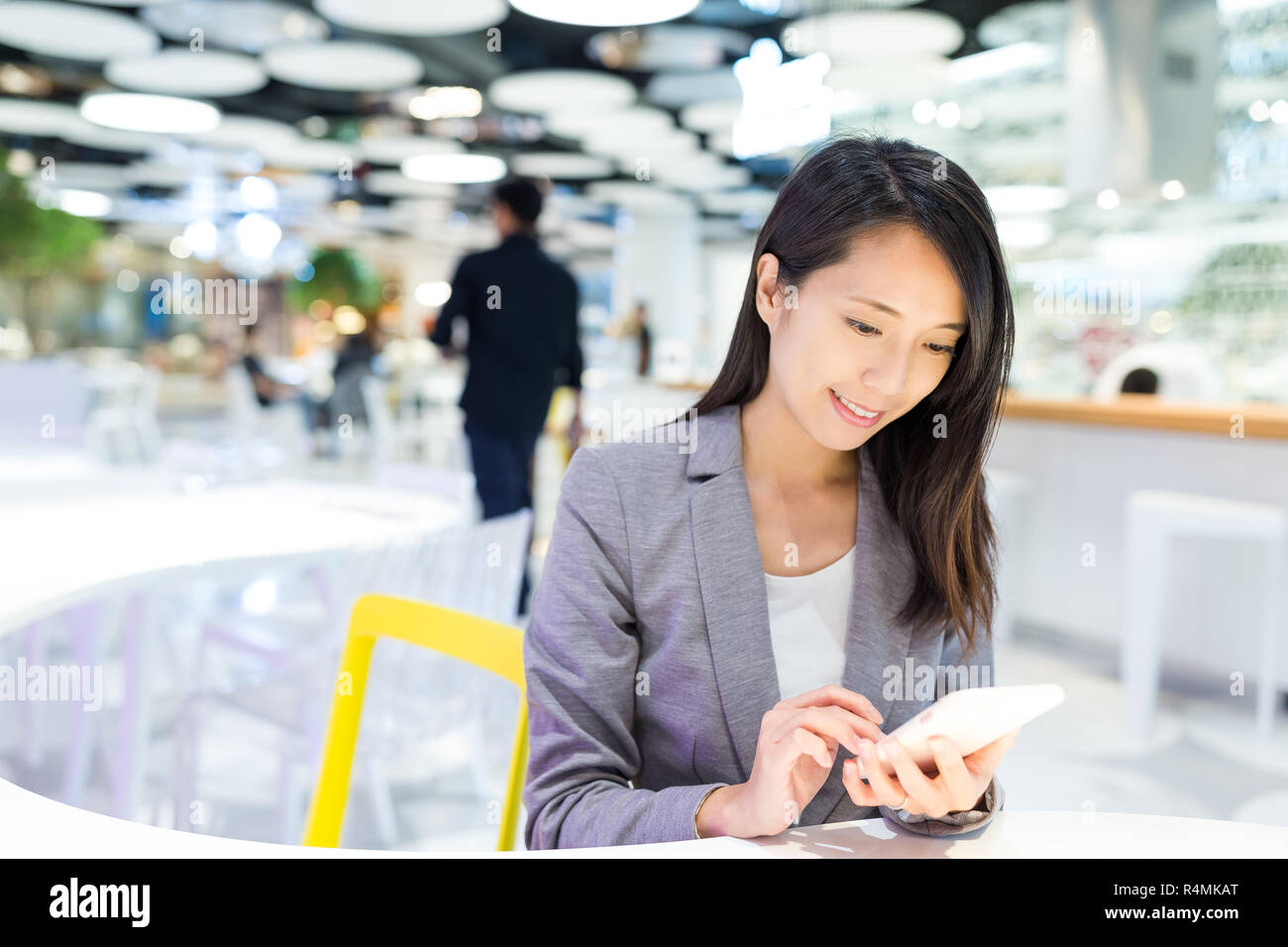 Smart phone text suggestion hi-res stock photography and images - Alamy