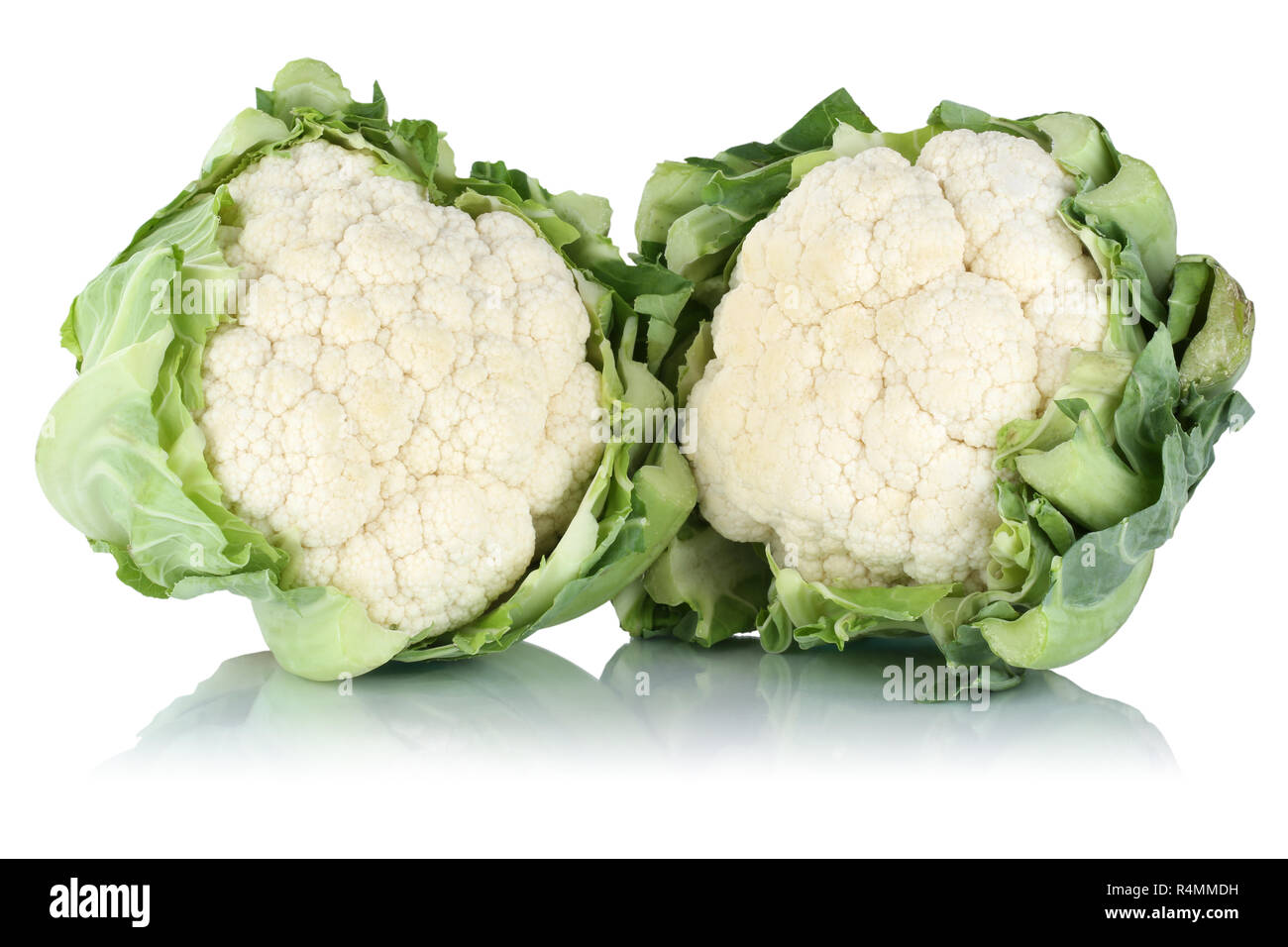 cauliflower vegetables isolated isolated Stock Photo - Alamy