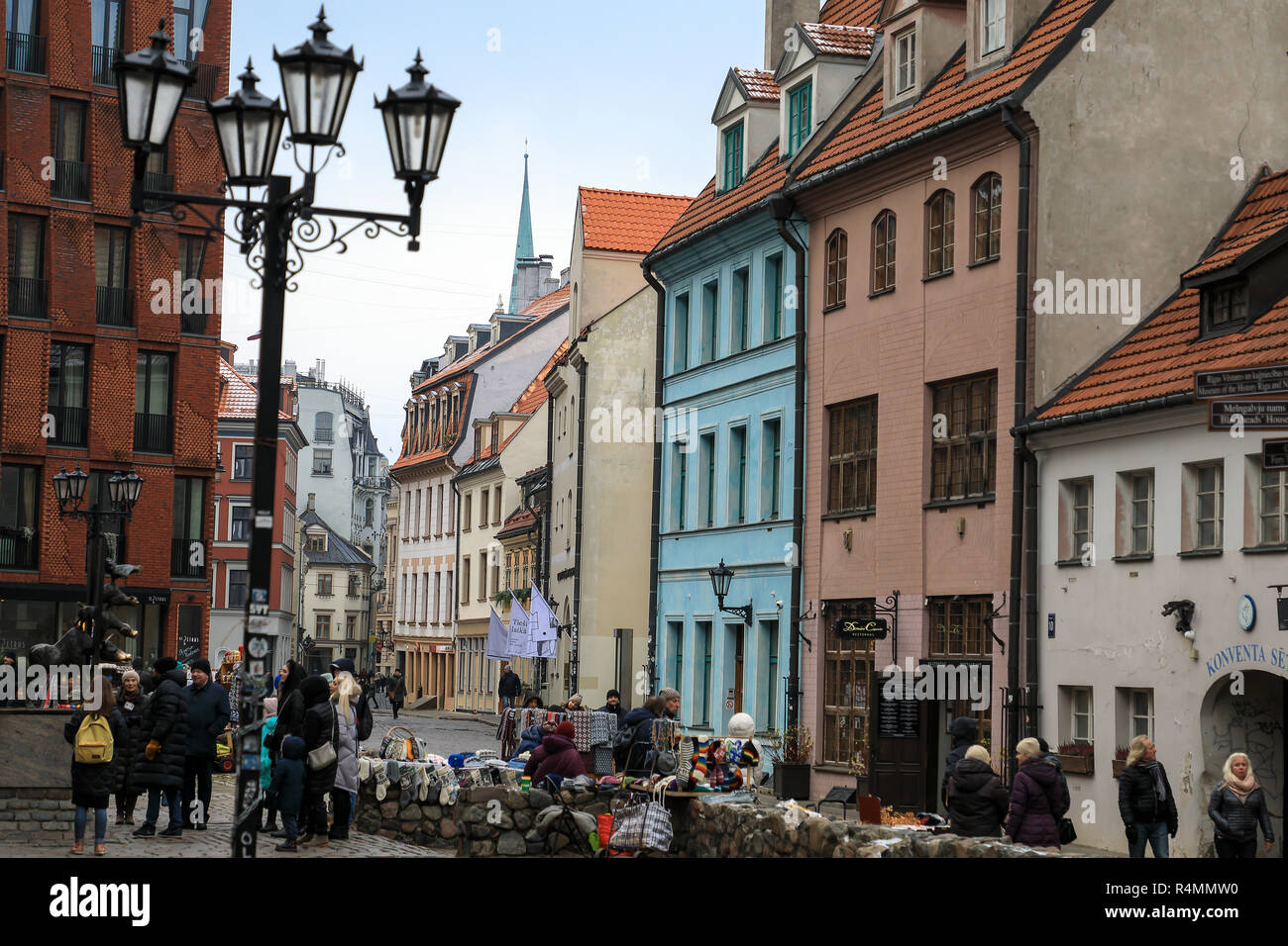 Medieval city center buildings hi-res stock photography and images - Alamy