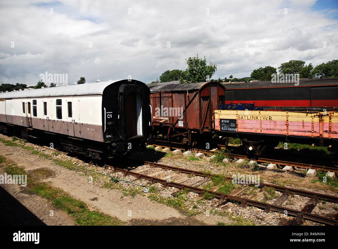 Rolling stock stored in sidings on the Gloucestershire and Warwickshire ...