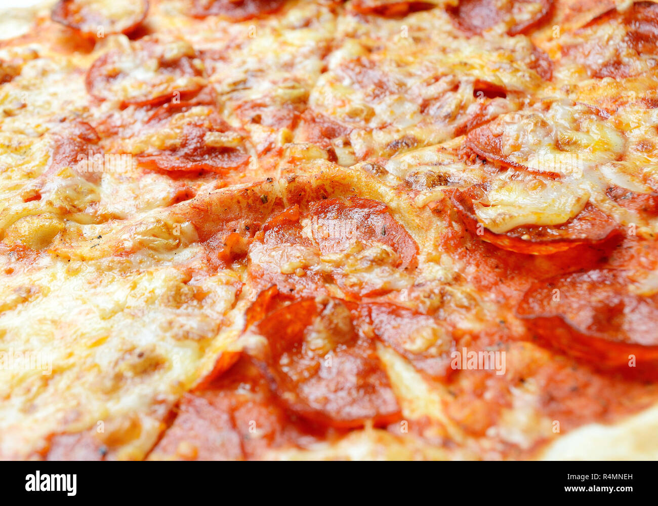 Pizza thick crust meat topping hi-res stock photography and images - Alamy