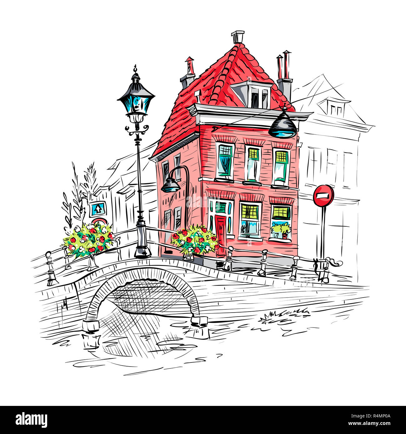 Beautiful scenic view black Cut Out Stock Images & Pictures - Alamy