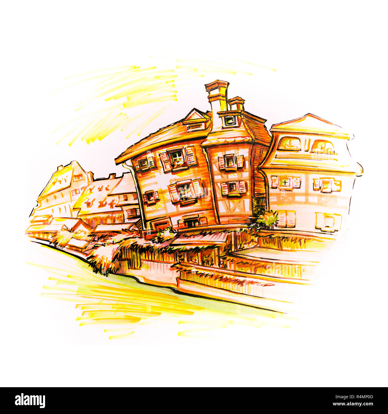 Half countryside Cut Out Stock Images & Pictures - Alamy