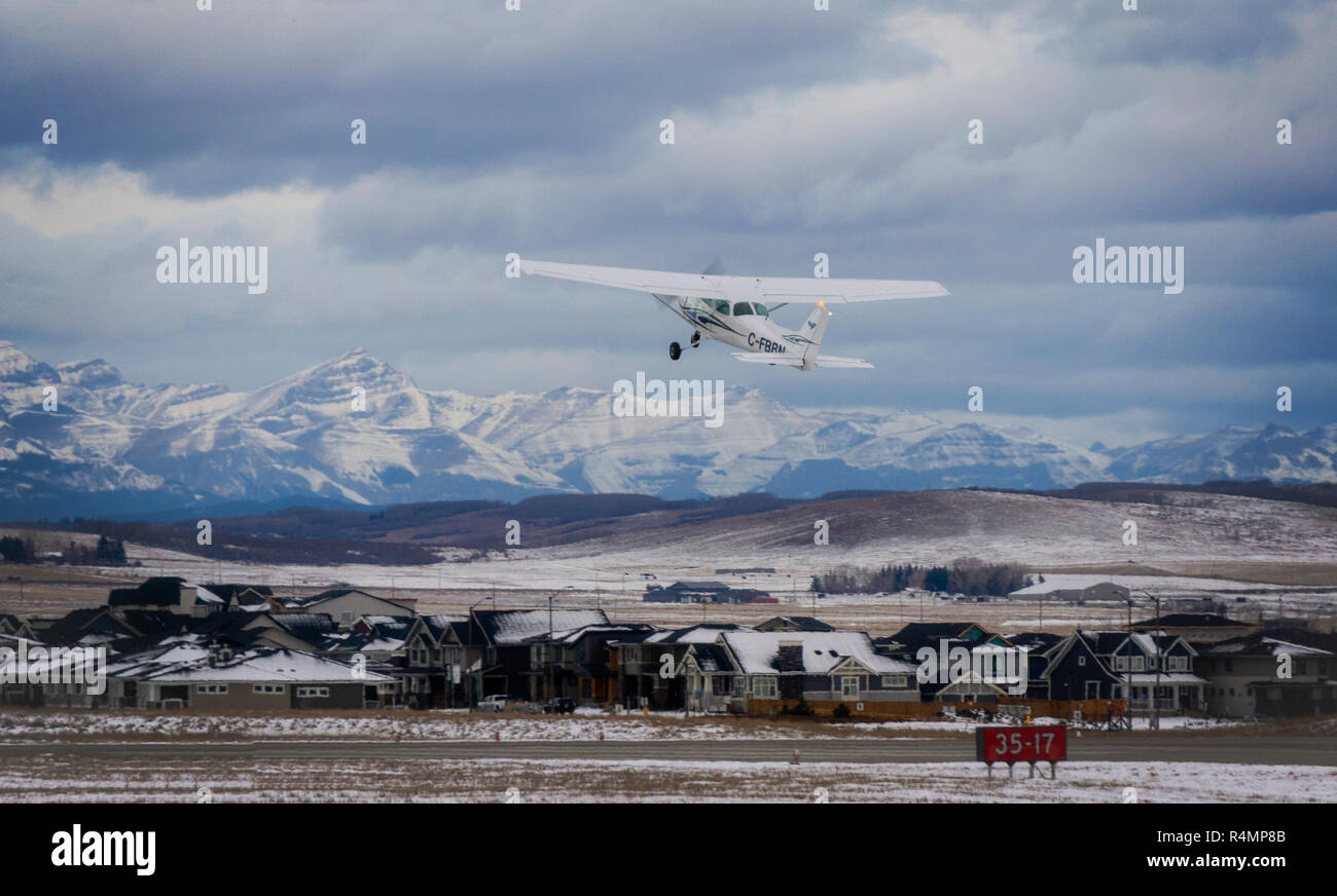 Springbank airport Alberta Canada Stock Photo - Alamy