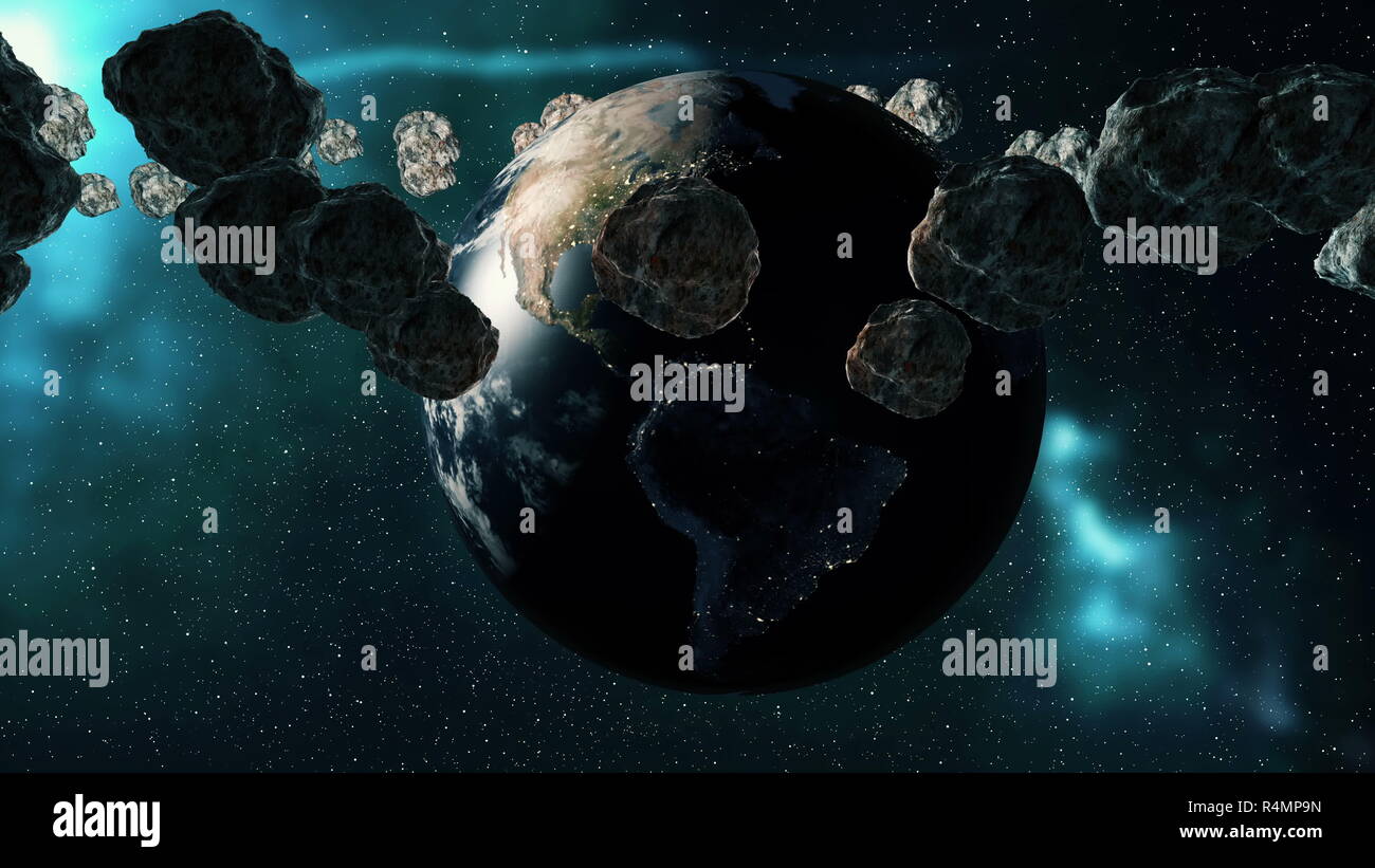 Planets Spinning On Their Axis