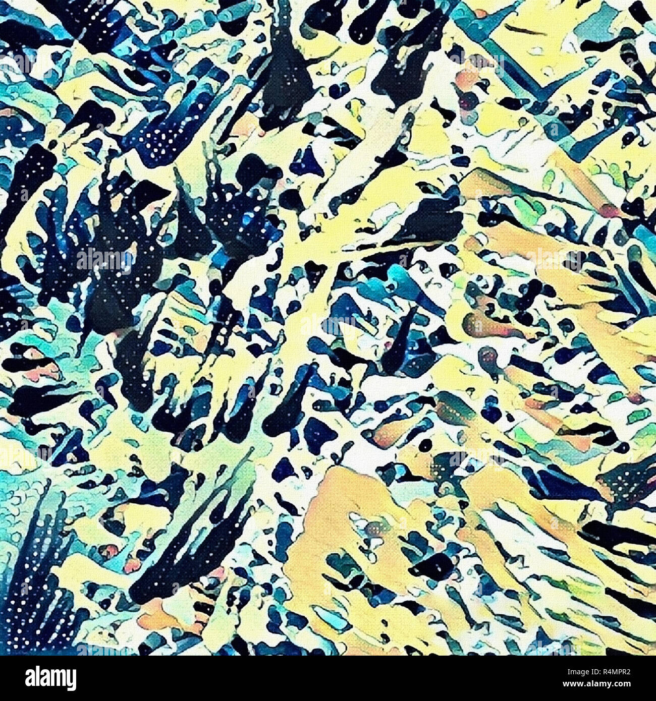 Abstract painting. Brush strokes Stock Photo - Alamy