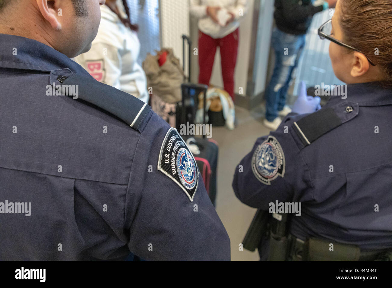 Border patrol detention hi-res stock photography and images - Alamy