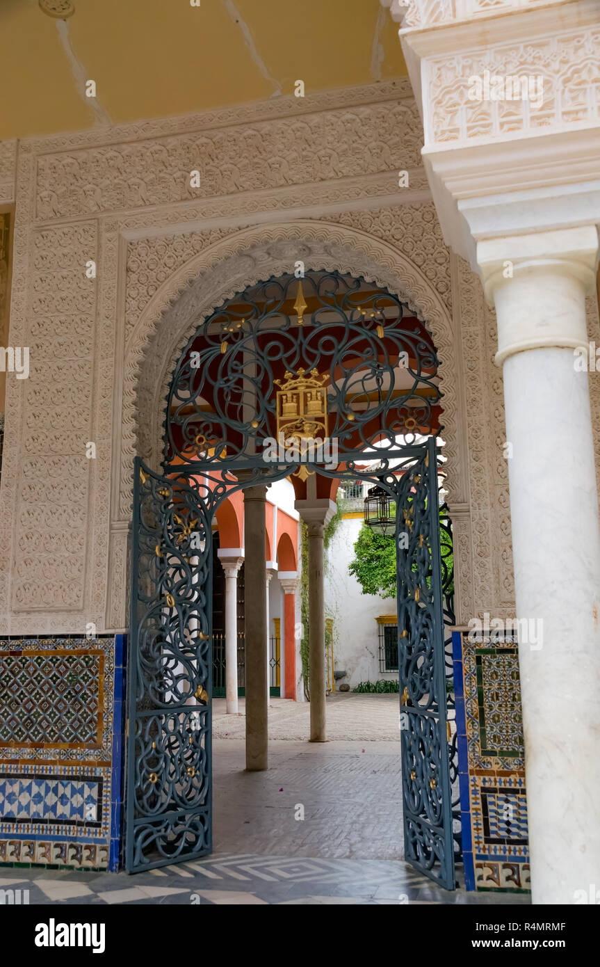 Historic buildings and monuments of Seville, Spain. Architectural ...