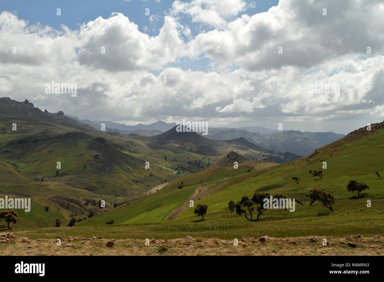 the landscapes of the bale mountains in ethiopia Stock Photo - Alamy