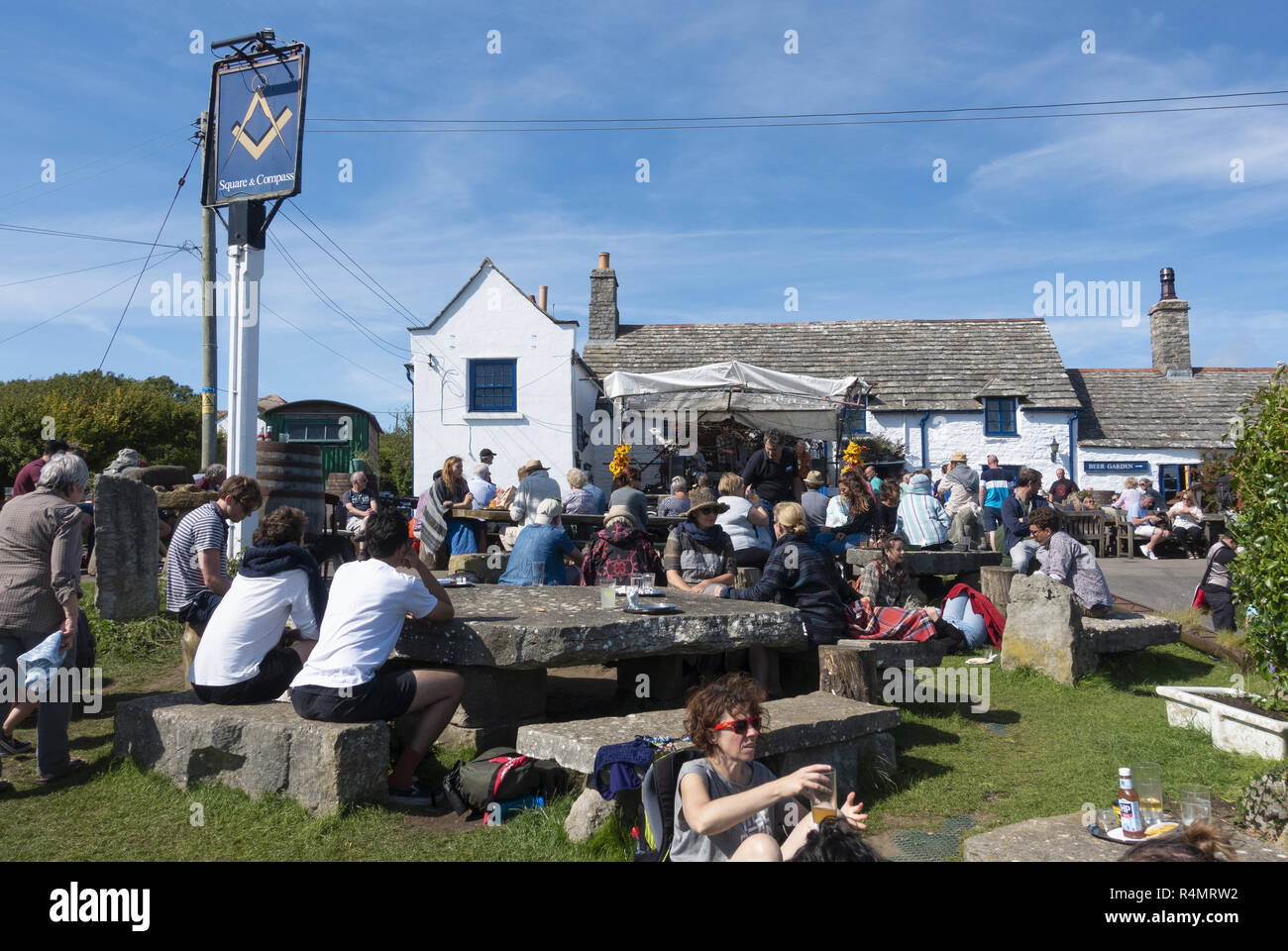 Square and compass dorset matravers hi-res stock photography and images ...