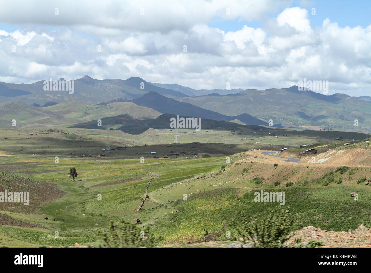 the landscapes of the bale mountains in ethiopia Stock Photo - Alamy