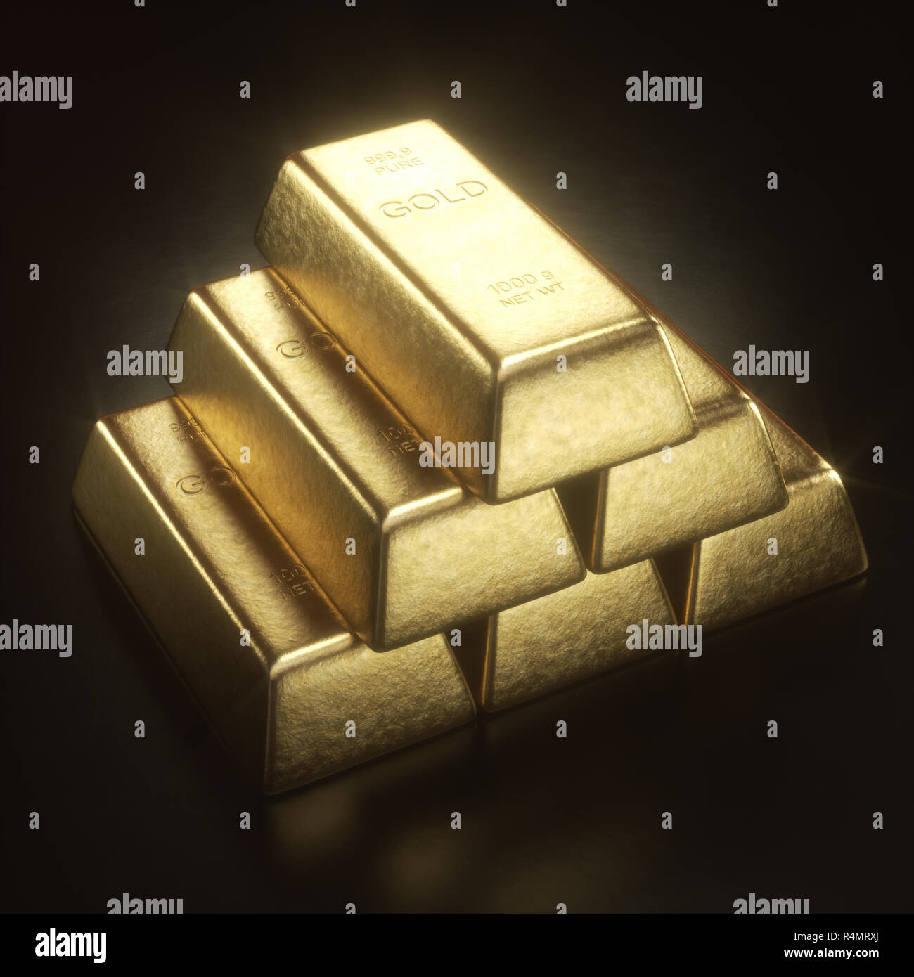1000 Gram Gold Bar Stock Photo - Alamy