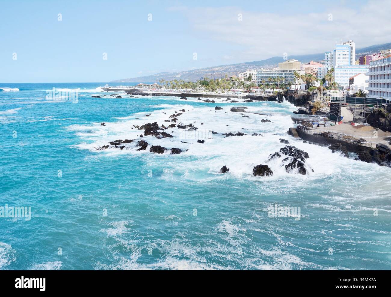 Puerto de la Cruz coast Stock Photo - Alamy