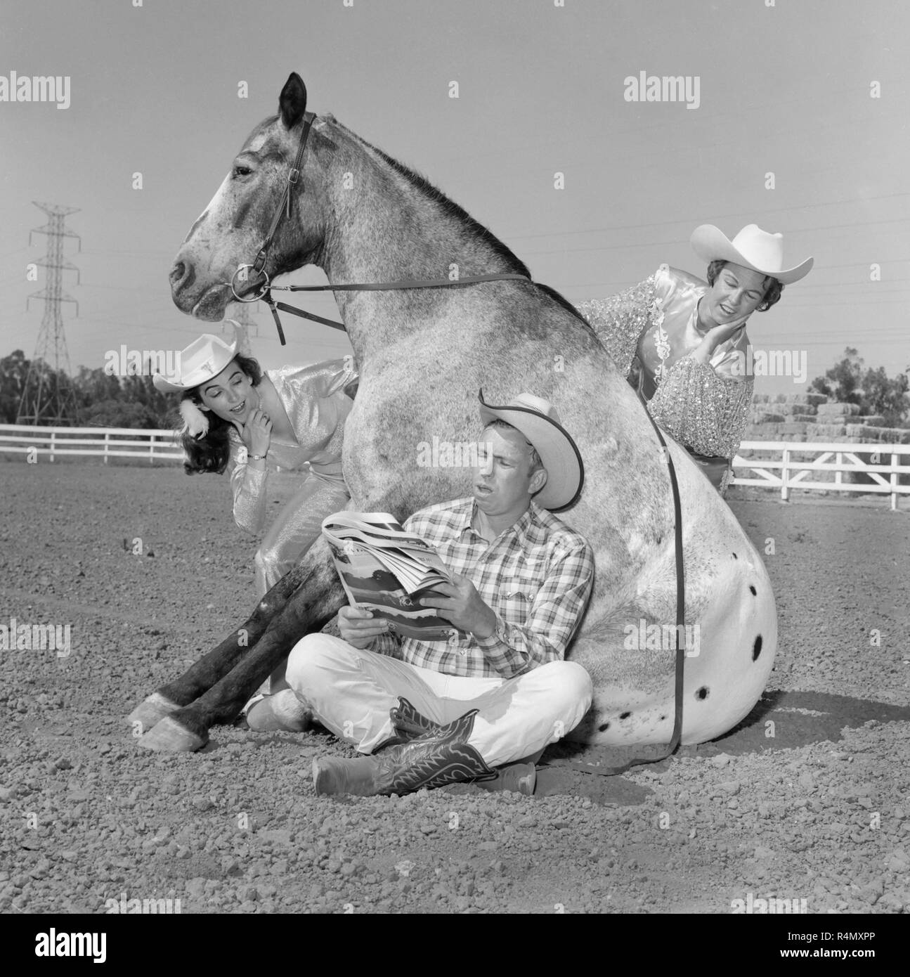 Fake cowboy Black and White Stock Photos & Images - Alamy
