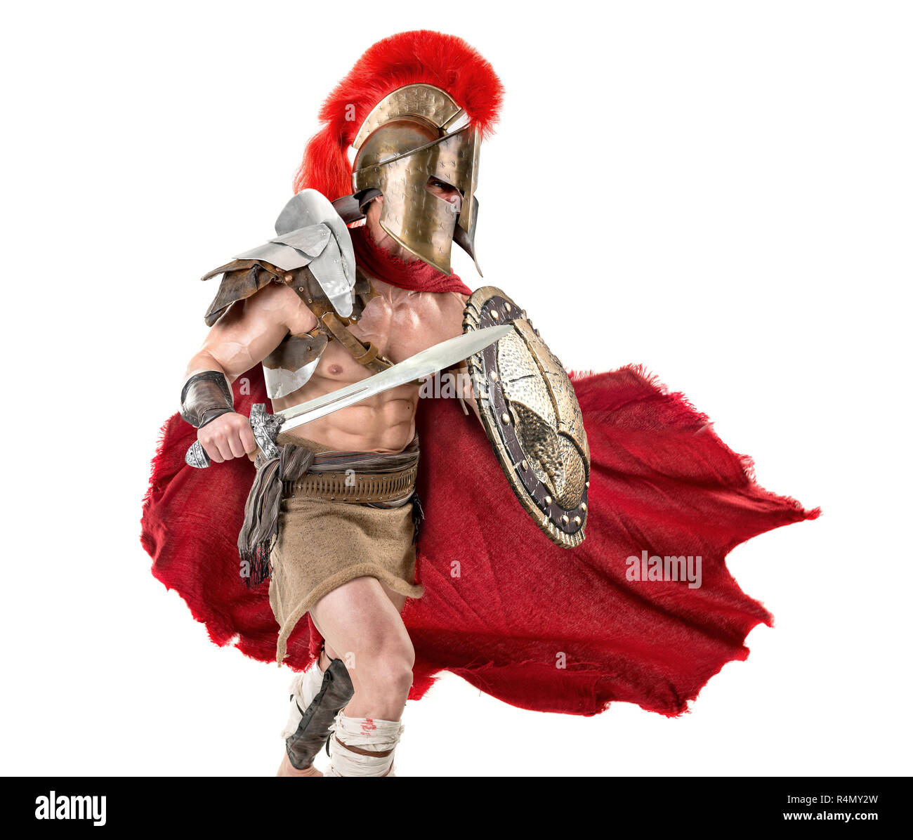 Ancient soldier or Gladiator Stock Photo - Alamy