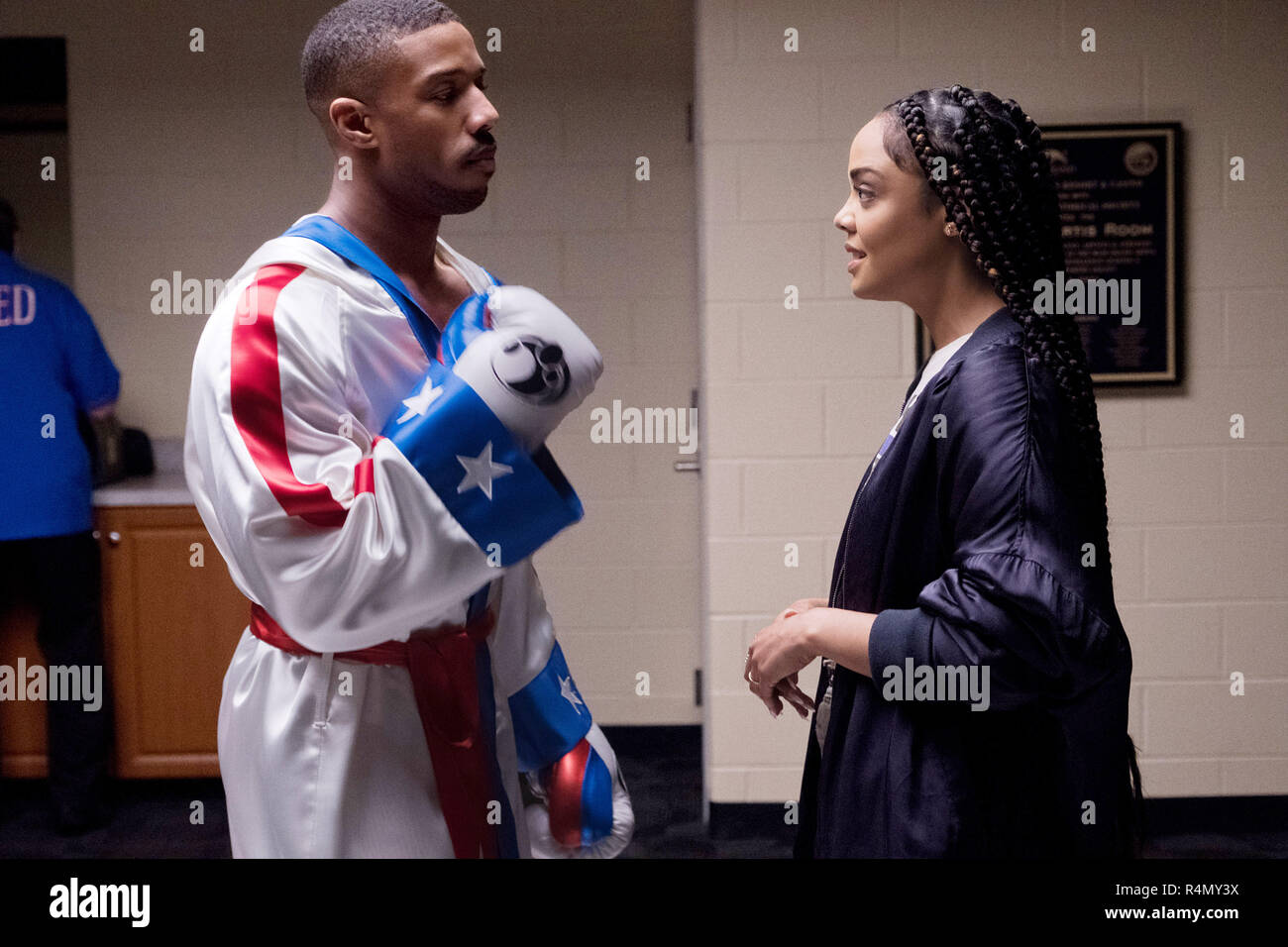 CREED II, (from left): Michael B. Jordan, Tessa Thompson, 2018. ph ...
