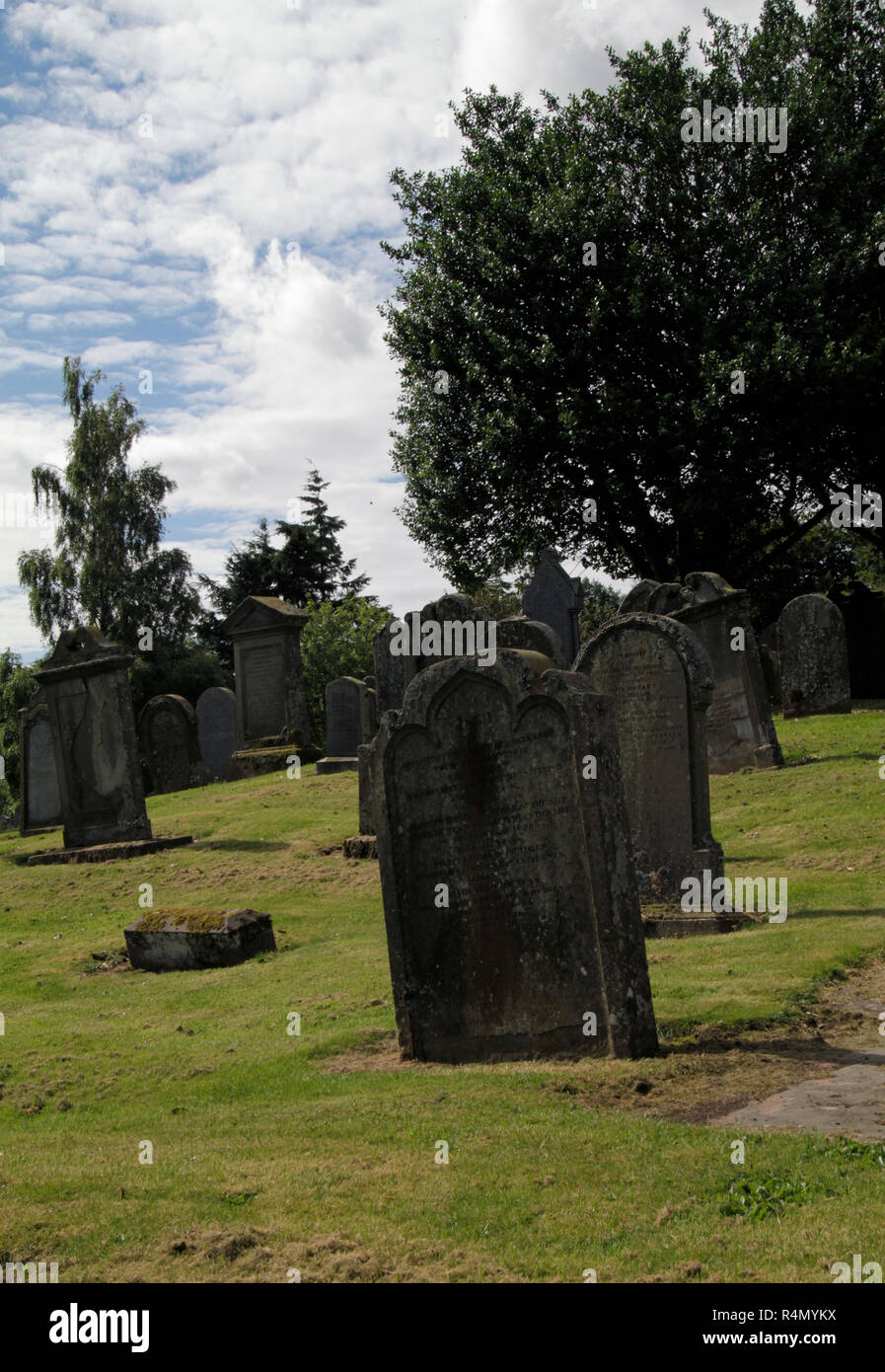 Old cemetery in Scotland Stock Photo - Alamy