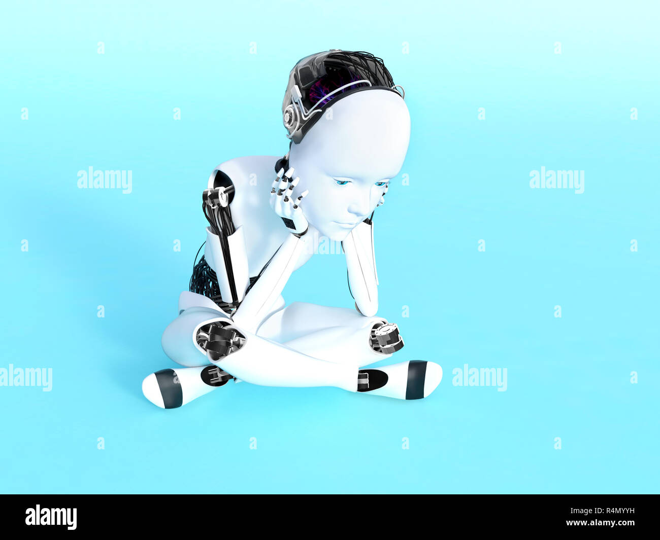 Humanoid robot child hi-res stock photography and images - Alamy