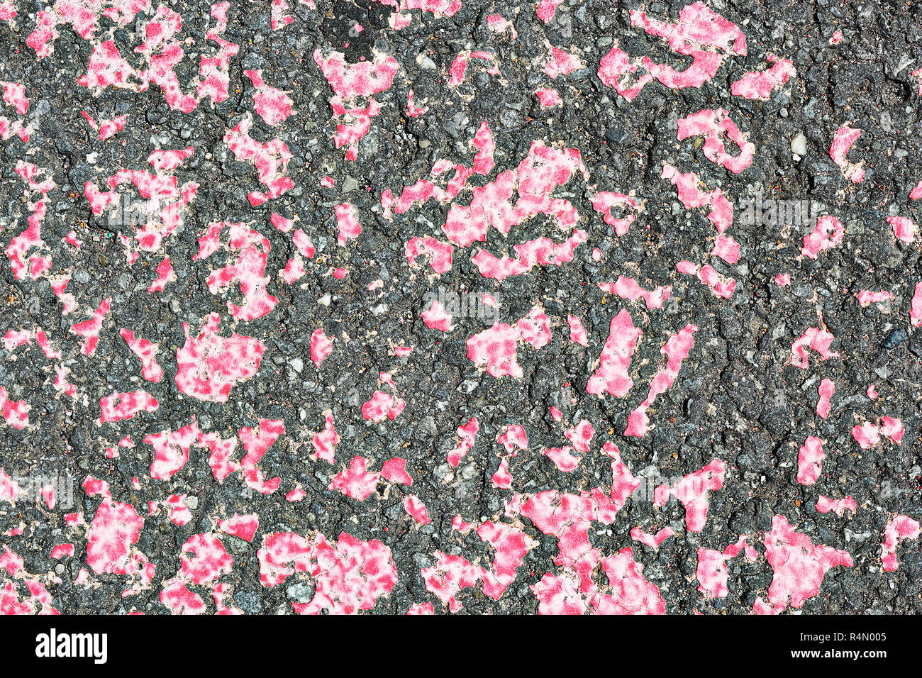 rusty pink paint on old bitumen layer, texture for your design Stock ...