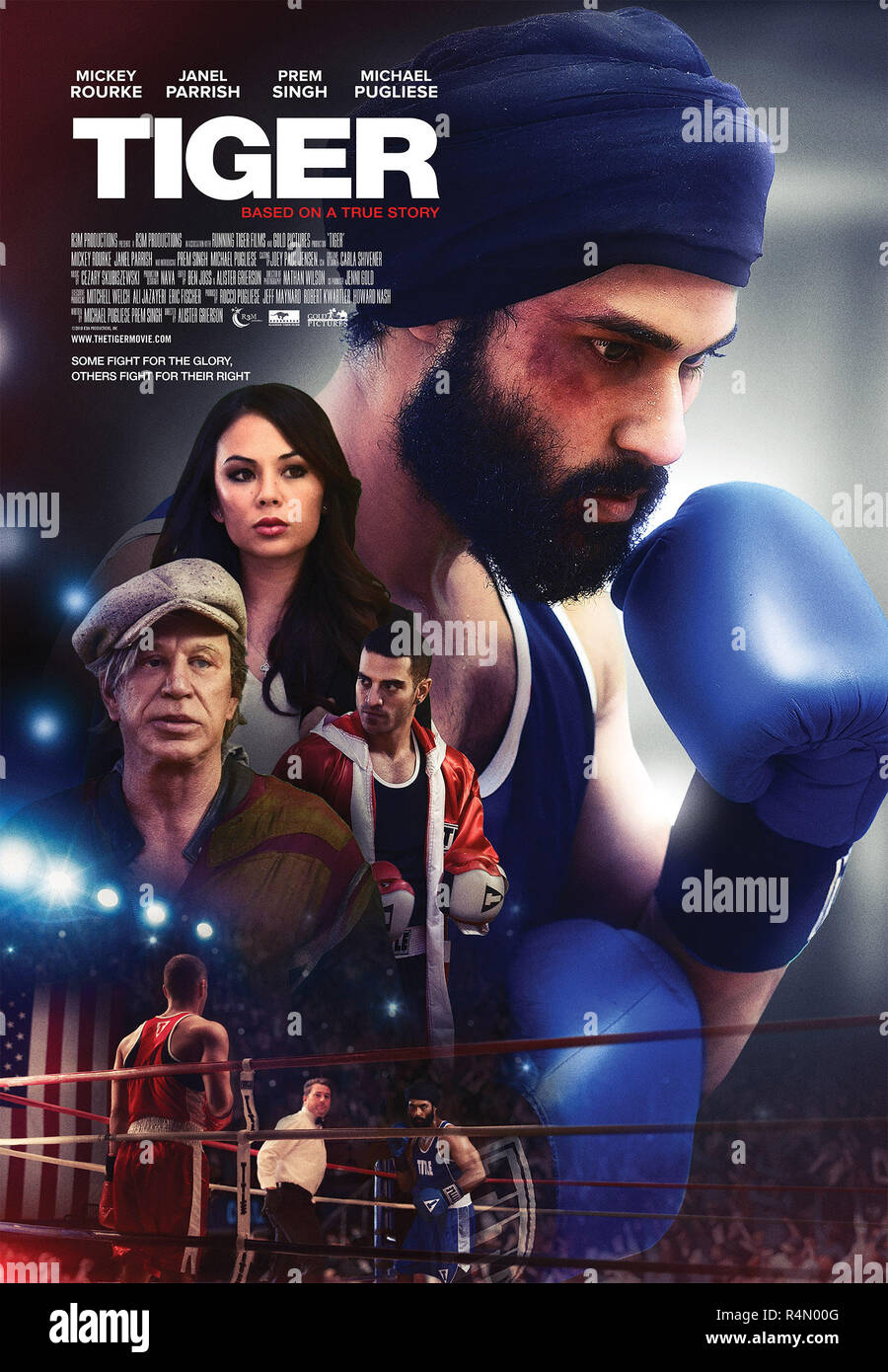 TIGER, US poster, (clockwise from top): Prem Singh, Michael Pugliese ...