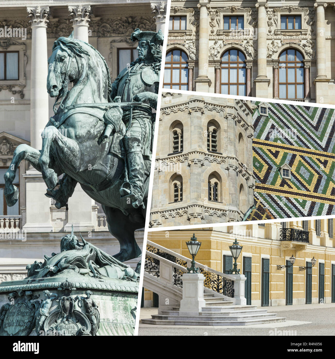 Collage of Vienna ( Austria ) images - travel background (my photos ...