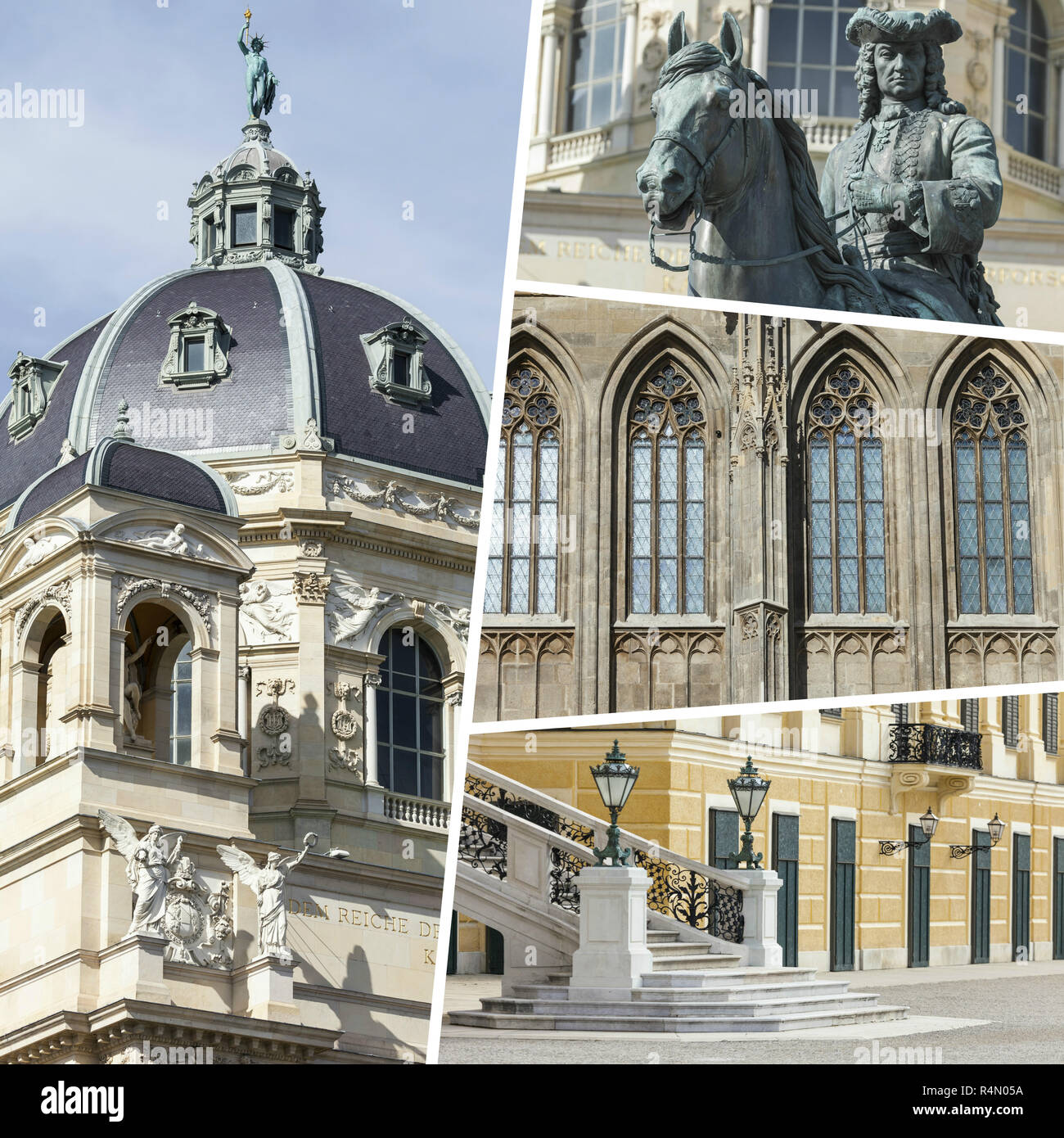 Collage of Vienna ( Austria ) images - travel background (my photos ...