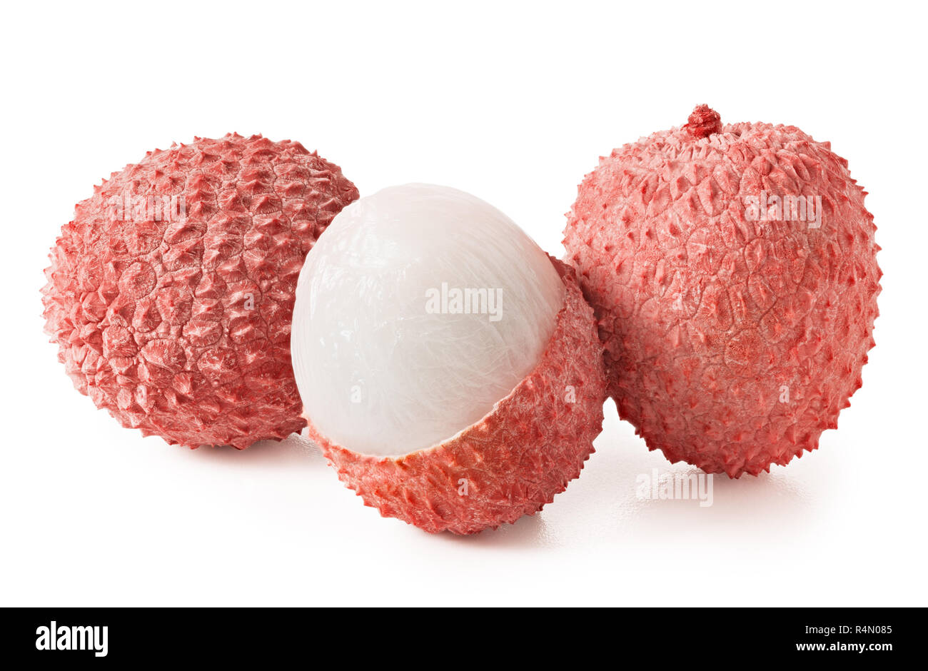 Lychee isolated on white background Stock Photo - Alamy