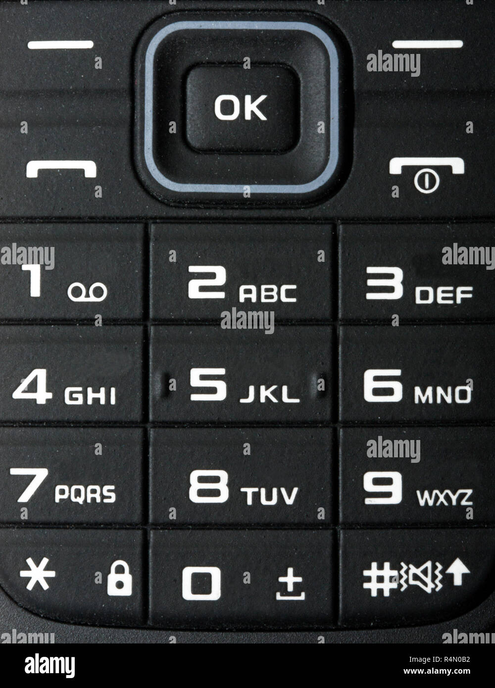 keypad macro details cellphone Stock Photo - Alamy