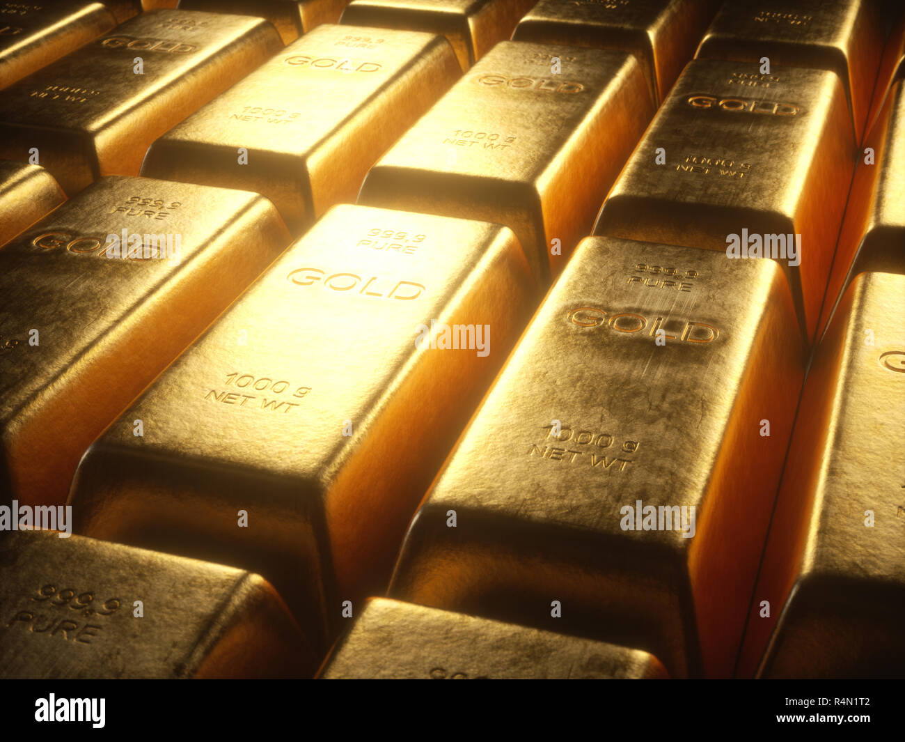 1000 Gram Gold Bars Stock Photo - Alamy