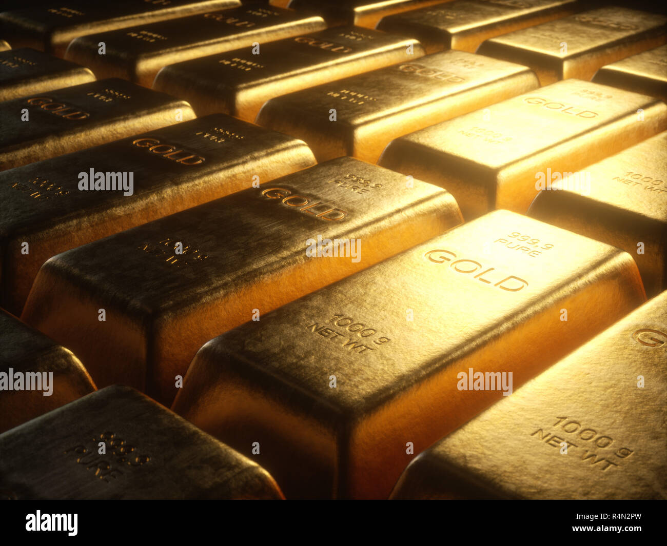 1000 Gram Gold Bars Stock Photo - Alamy