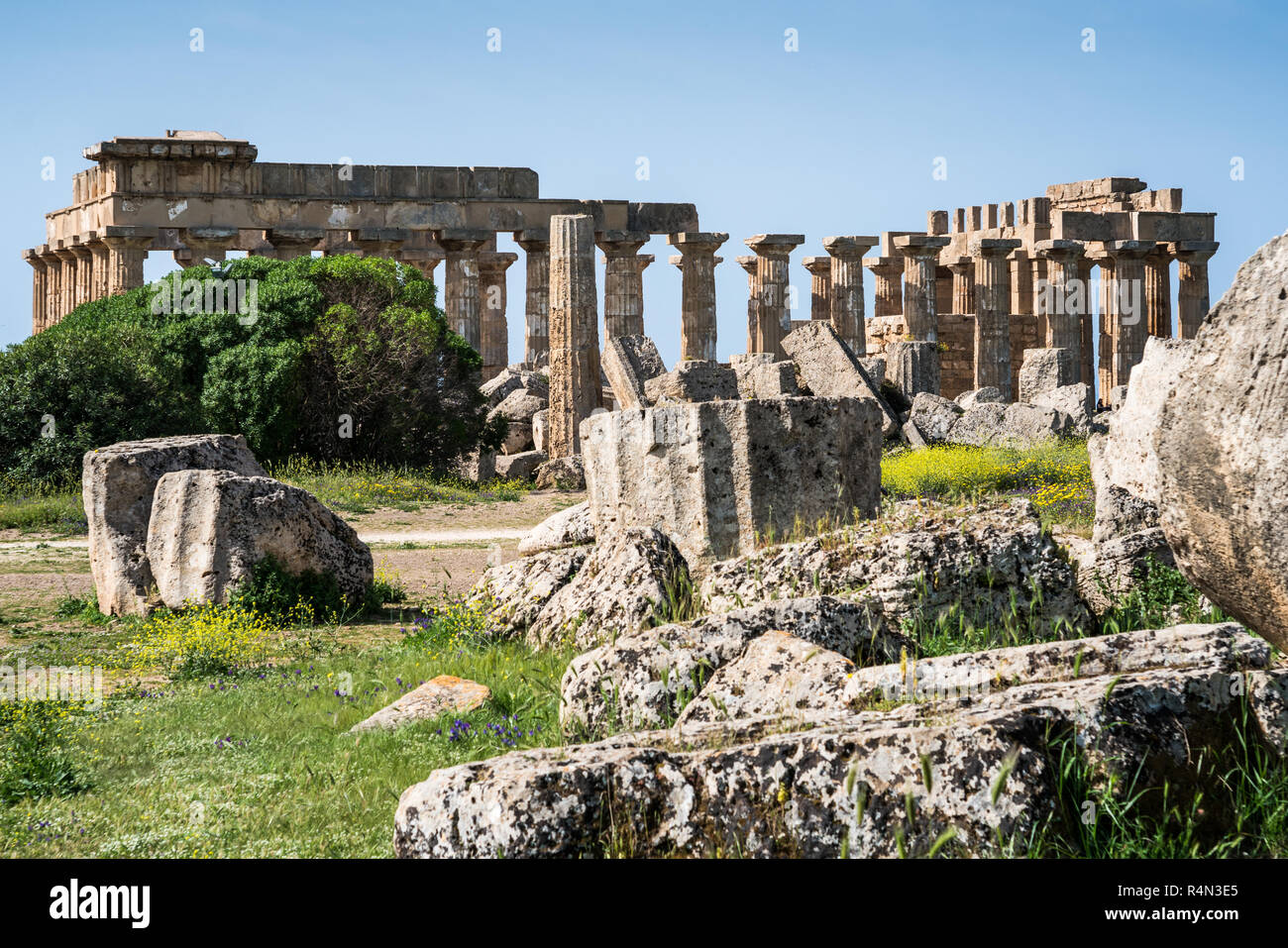 Acropolis of selinus temple hi-res stock photography and images - Alamy