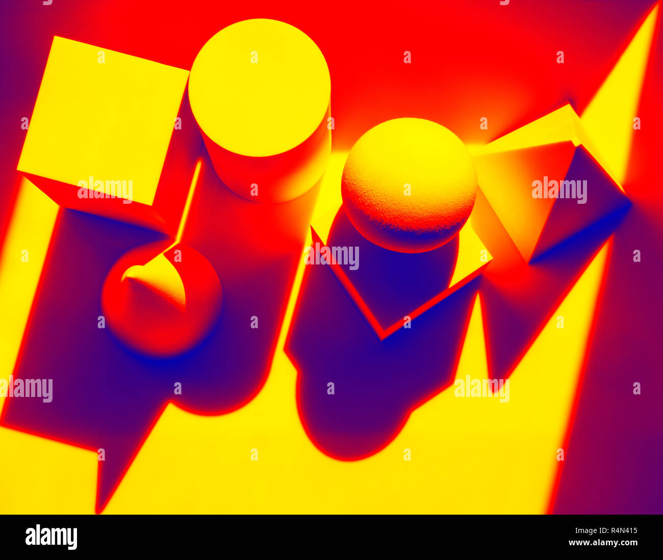 Orange color shapes hi-res stock photography and images - Alamy