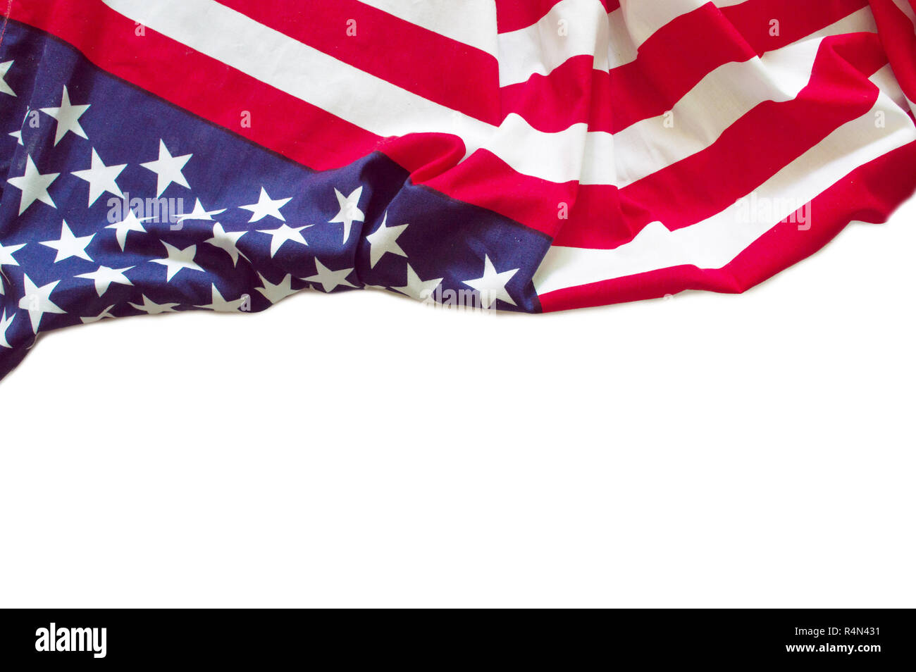 American flag border isolated Stock Photo - Alamy